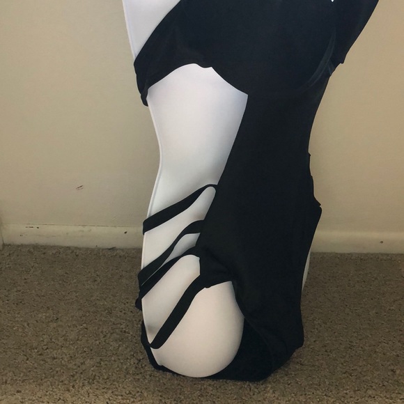 Swim | Nwot One Piece String Swim Suit | Poshmark